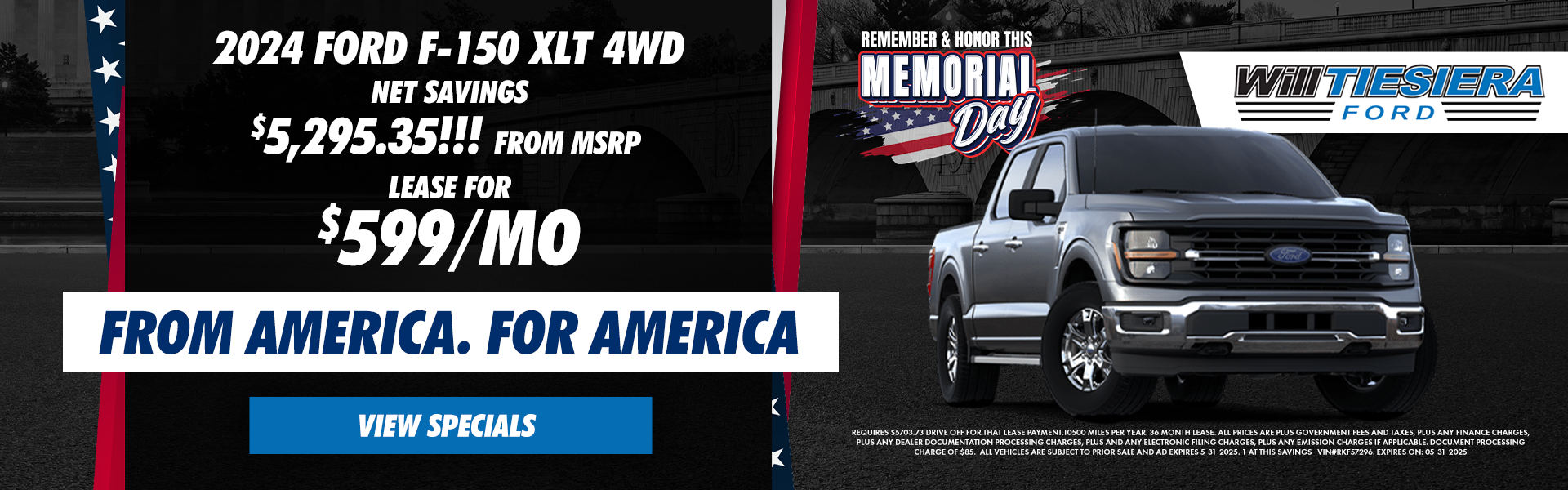 Will Tiesiera Ford in Tulare | CA Ford Dealership Near Me